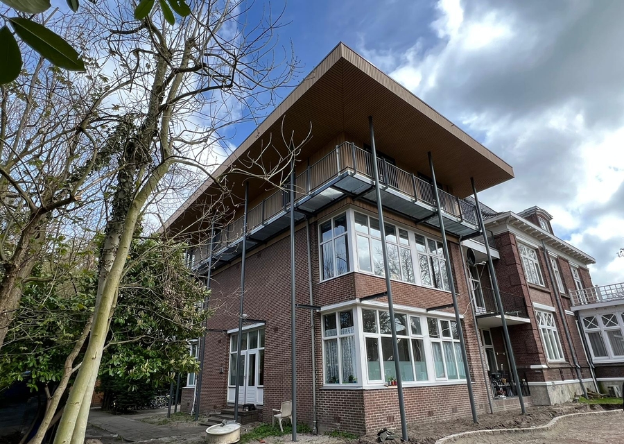 Optopping 6 appartementen - C3 Staalframebouw